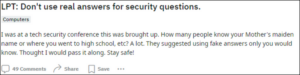 Good and Bad Security Questions to Use Online (with Examples)